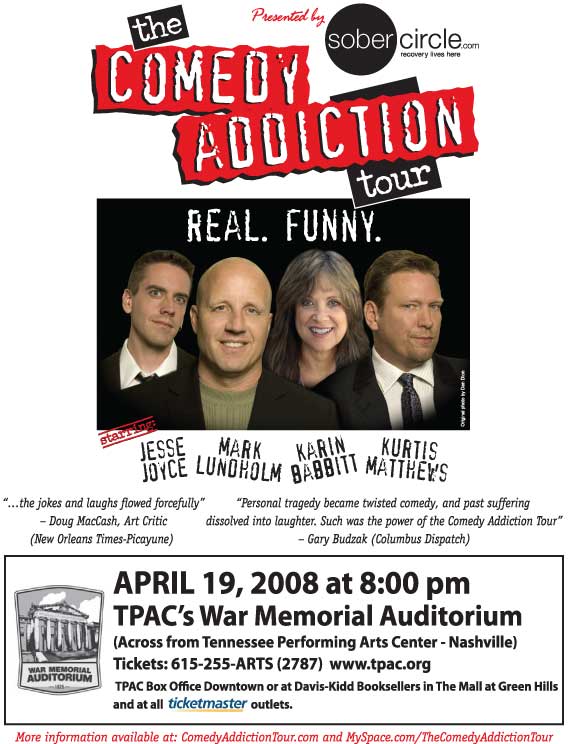 Win FREE tickets: The Comedy Addiction Tour – NashvilleStandUp.com