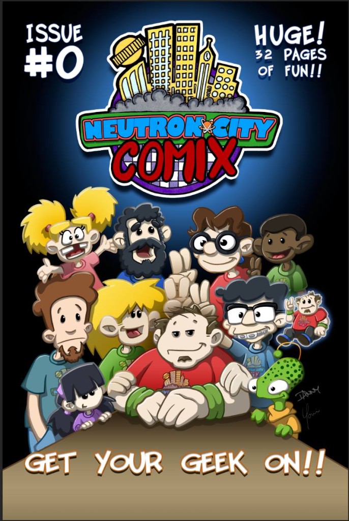 Danny Limor signing “Neutron City Comix #0” at Rick’s Comic City 1/8 ...